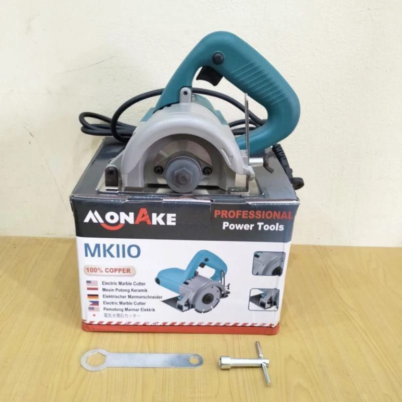Jual MESIN POTONG/BELAH KERAMIK/GRANIT MONAKE MARBLE CUTTER 4INCH MK110 | Shopee Indonesia