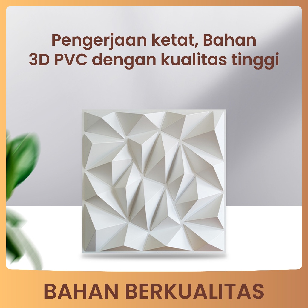Jual WALL PANEL 3D PVC WARNA HITAM / WALL PANEL BAHAN PVC WARNA BLACK ...