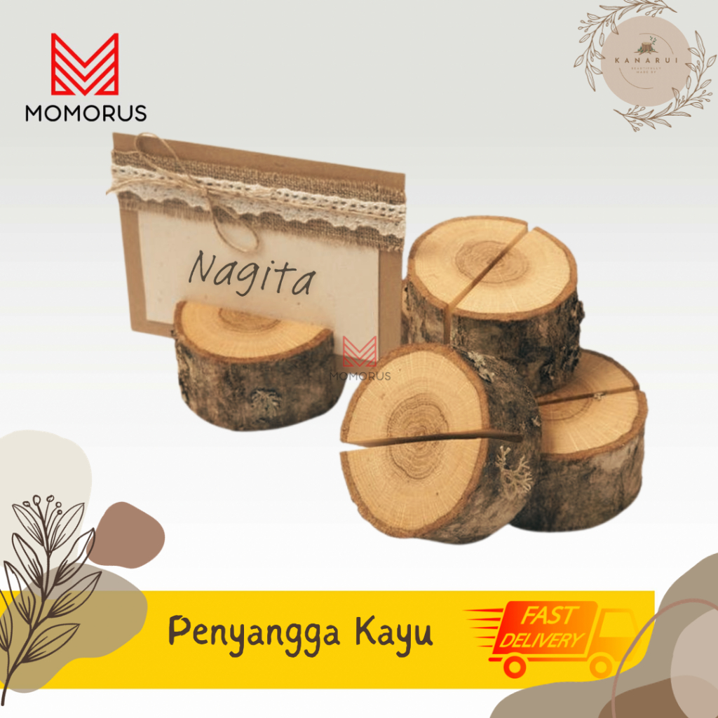 Jual Table Name Nama Nomor Meja Wedding Decoration Foto Holder Rustic ...