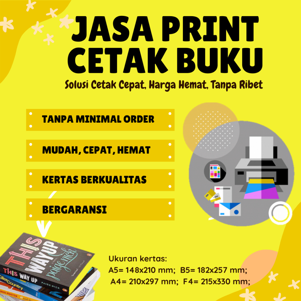 Jual Print A4 - Cetak Buku A5 - Print Skripsi/Dokumen | Shopee Indonesia