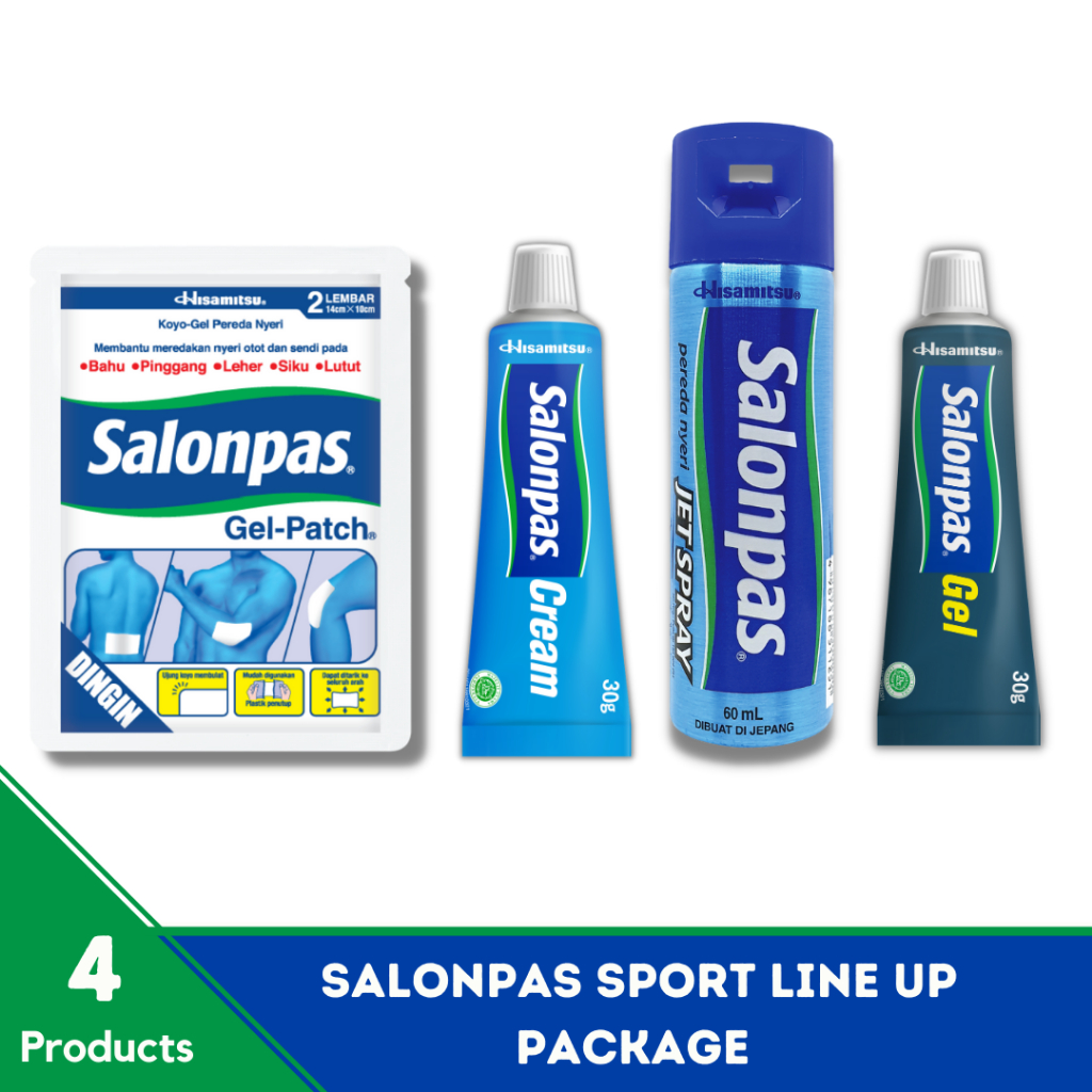 Jual SALONPAS Sport Line Up Package | Shopee Indonesia