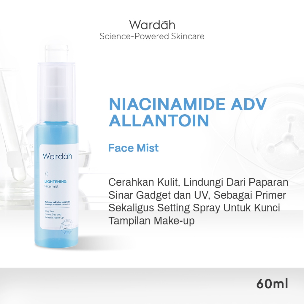 Jual Wawa - Wardah Lightening Face Mist 60ML l Setting Spray | Shopee ...