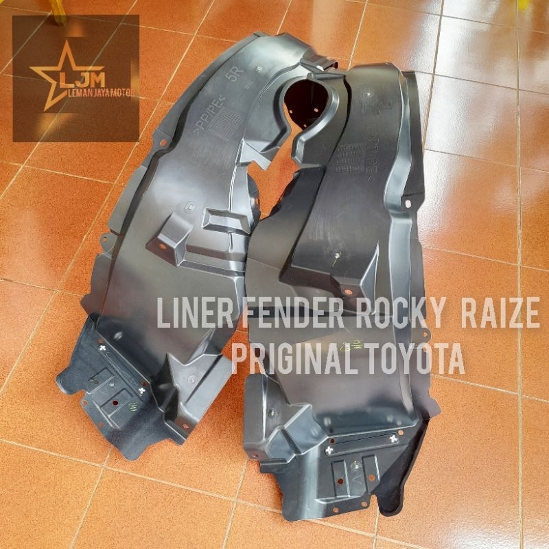 Jual liner fender ROCKY RAIZE spakbor depan ROCKY RAIZE original toyota ...