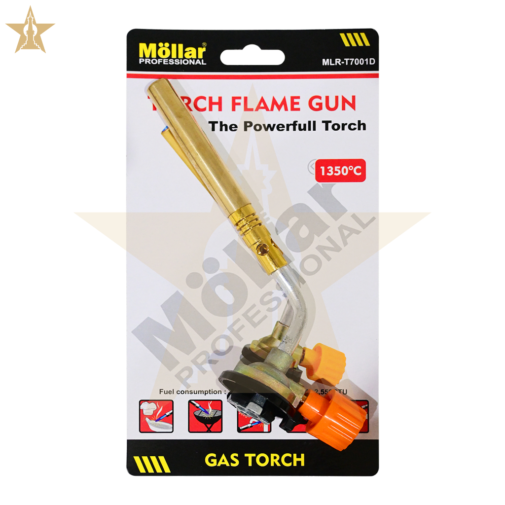 Jual MOLLAR Gas Torch Blow 7001 Flame Gun Las Korek Api Portable ...