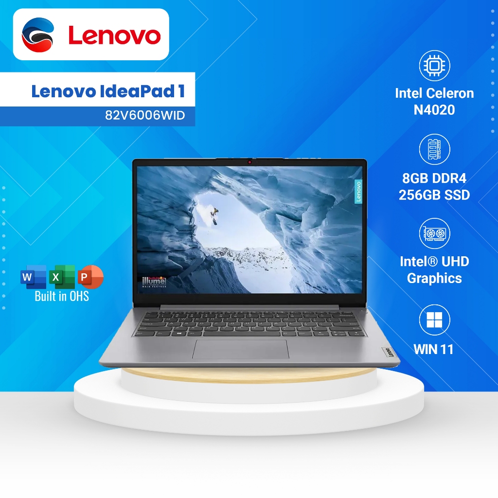 Jual LENOVO IdeaPad 1 14IGL7 Intel Celeron N4020 8GB 256GB W11 ...