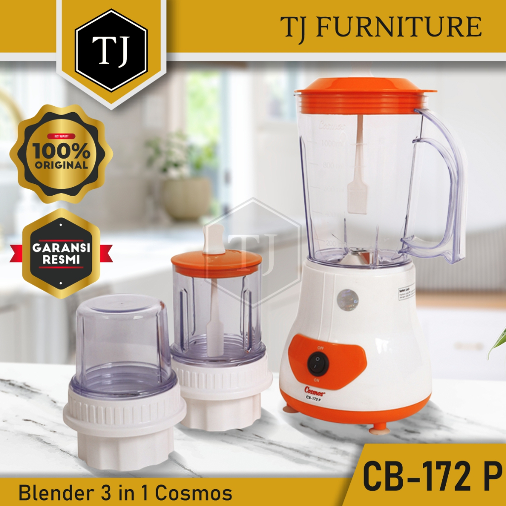 Jual Cosmos Blender Plastik 1 Liter 3 in 1 Anti Pecah - CB-172P CB 172 P 172P CB-172 P | Shopee ...