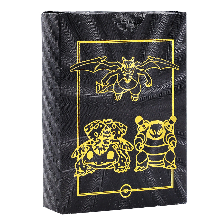 Jual 10/55 / Pcs Kartu Pokemon Black Gold Silver Pok Mon Charizard Versi Inggris Untuk Koleksi ...