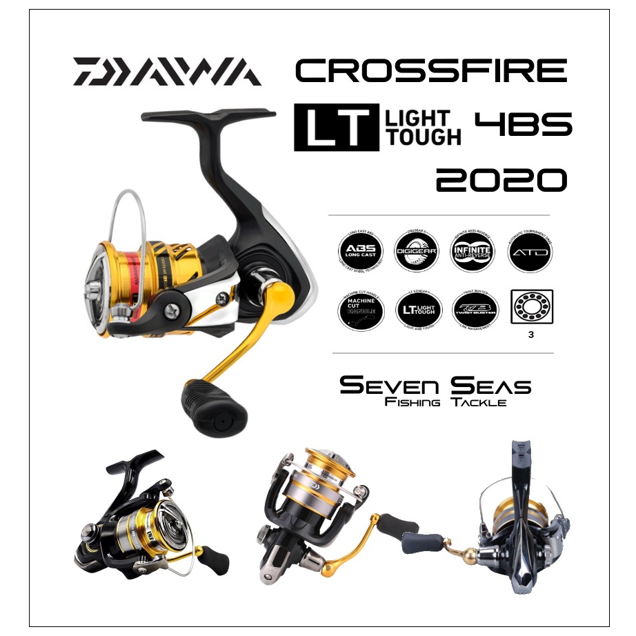 Jual Daiwa Crossfire LT 4BS Model 2020 1000 2000 2500 3000 4000 5000 6000 | Shopee Indonesia