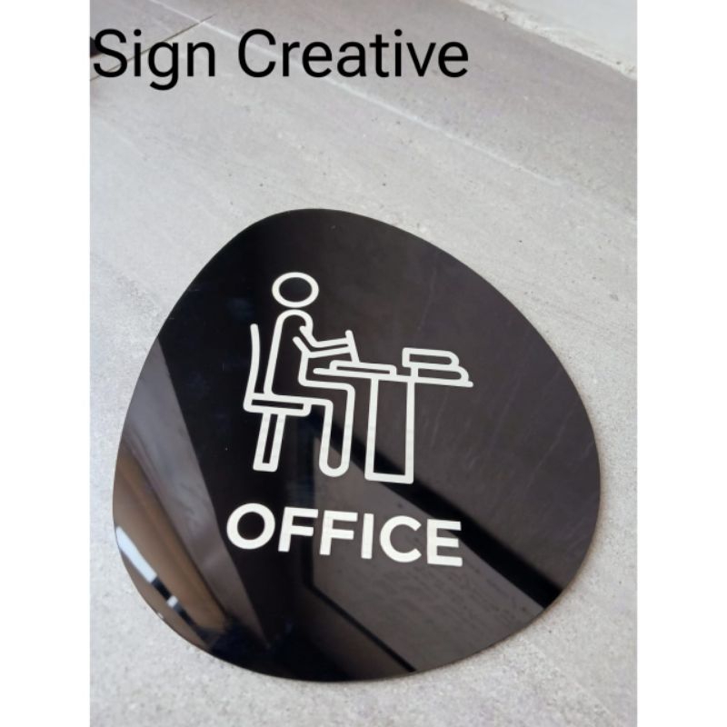 Jual Sign Akrilik Office| Papan Tanda Office | Shopee Indonesia