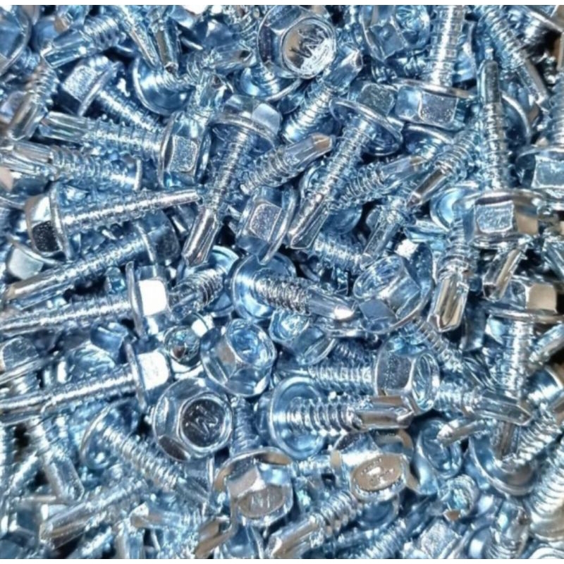 Jual Skrup/Sekrup Baja Ringan/Roofing/Spandek 10x16 isi 1000pcs ...