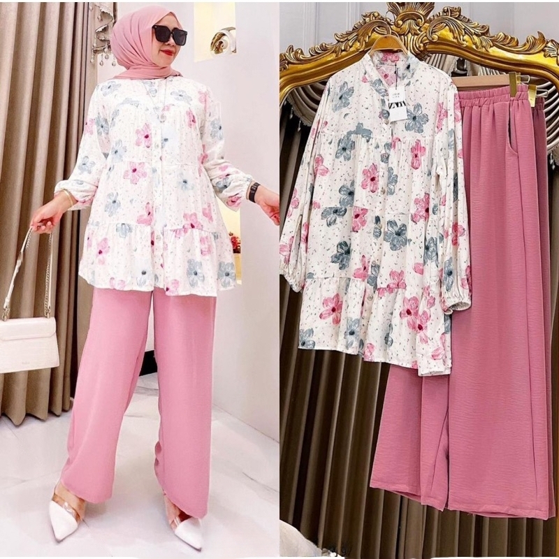 Jual TIANA ONE SET - SETELAN WANITA MUSLIMAH MOTIF KEKINIAN | Shopee ...