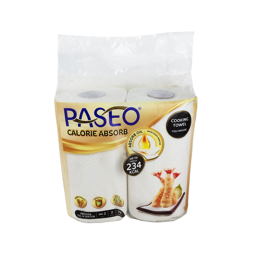 Jual Tisu PASEO Cooking Towel Tissue Dapur Kitchen Towel Roll Isi 2 ...
