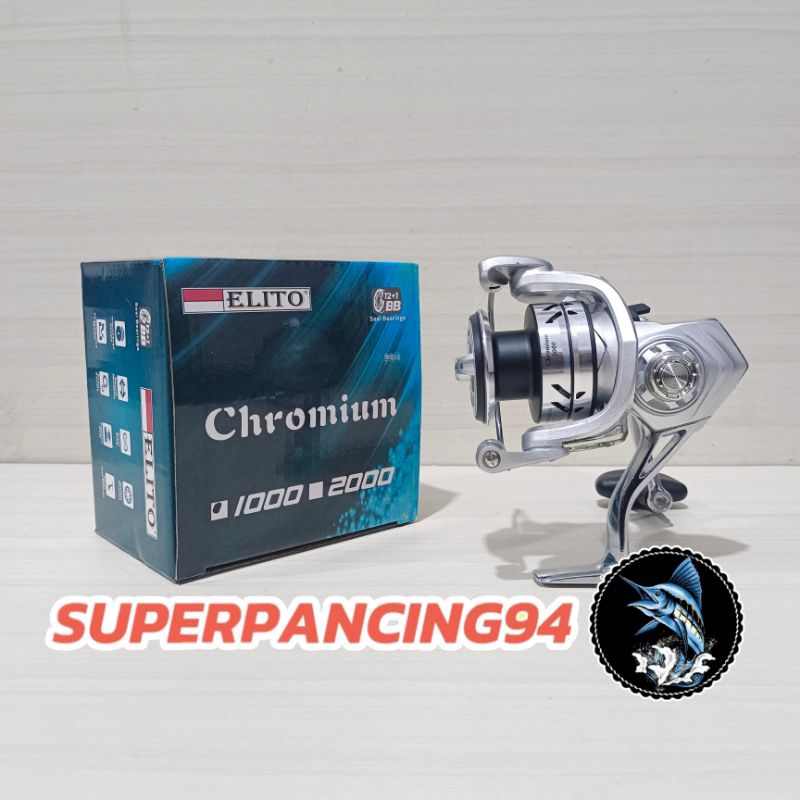 Jual Reel Elito Chromium 1000 / 2000 (Power Handle)(Metal Leg) | Shopee ...
