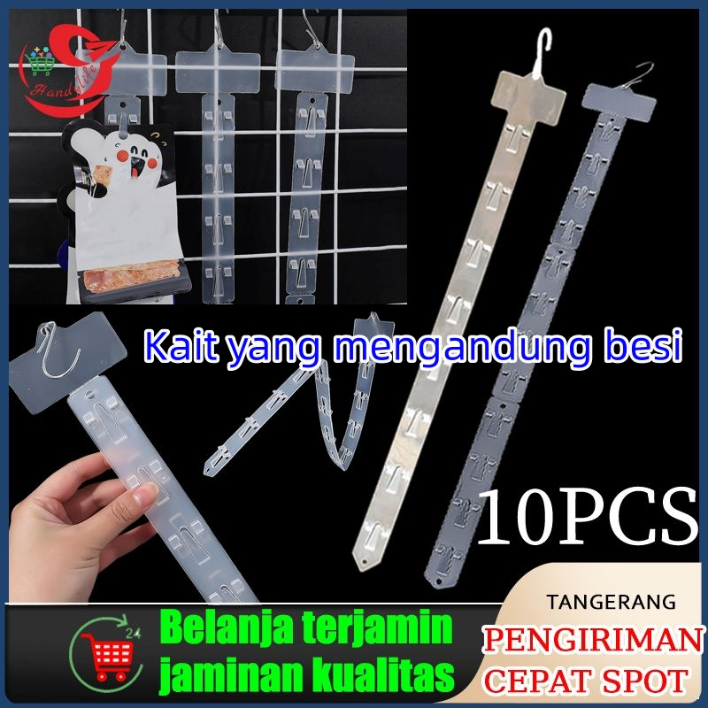 Jual 8/12 Hook Clip Strip Display Makanan/Klip Display Snack/Strip Klip ...