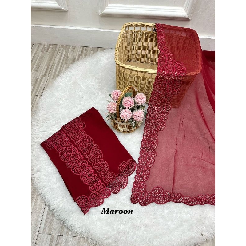 Jual KAIN KEBAYA BORDIRAN MOTIF TERBARU// KAIN BORDIRAN//KAIN KEBAYA ...