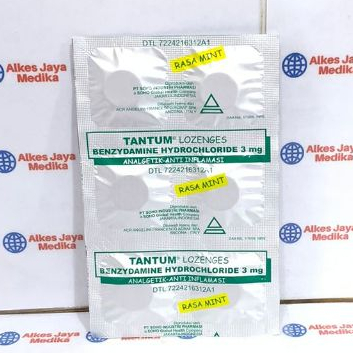 Jual Tantum Lozenges isi 6 tablet hisap (Radang Tenggorokan) | Shopee ...
