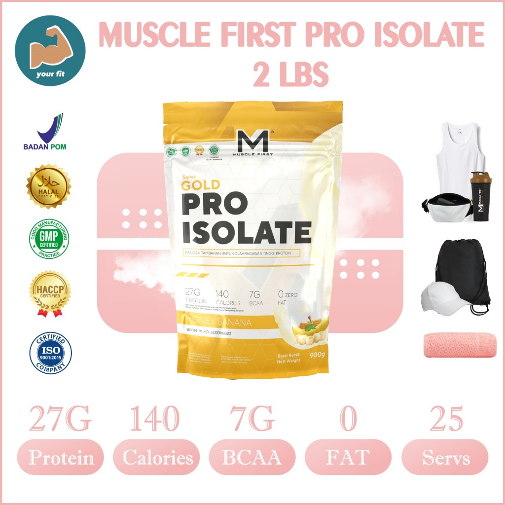 Jual MUSCLE FIRST M1 PRO ISOLATE 2 LBS 900 GRAM ISOLATE PROTEIN M1 ...