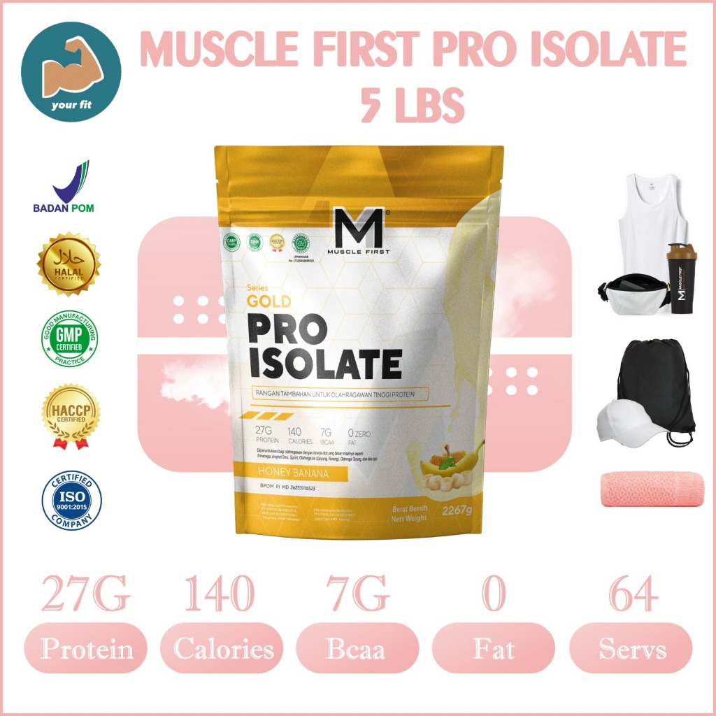 Jual MUSCLE FIRST M1 PRO ISOLATE 5 LBS 2.2 KG ISOLATE WHEY PROTEIN ...