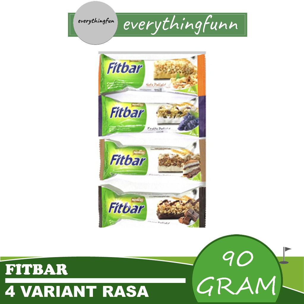 Jual FITBAR 20 GR SNACK SEHAT CEMILAN DIET (COKLAT - FRUITS - TIRAMISU ...