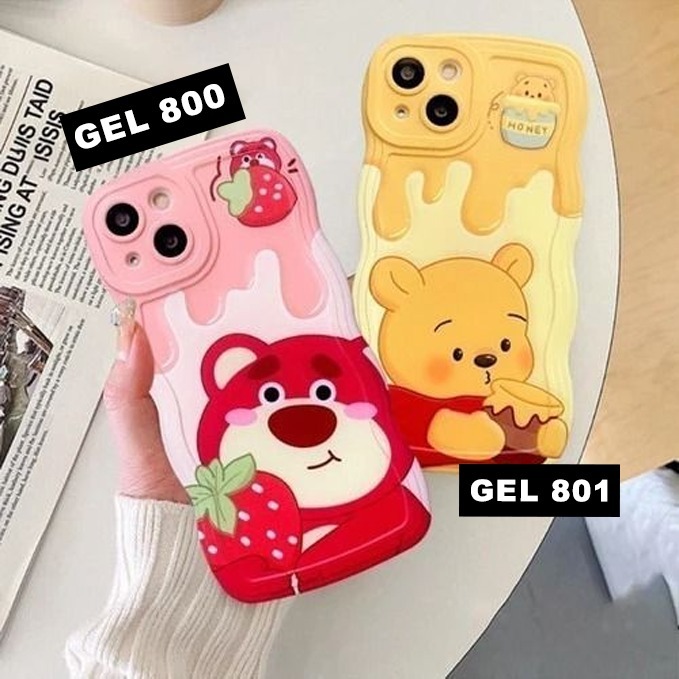Jual SOFTCASE WAVY WAVE SILIKON SOFT CASE CASING MODEL GELOMBANG POOH & LOTSO FOR SAMSUNG A05 ...