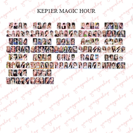 Jual [PO / SET] KEP1ER MAGIC HOUR KEPI PHOTOCARD FAN MADE UNOFFICIAL ...