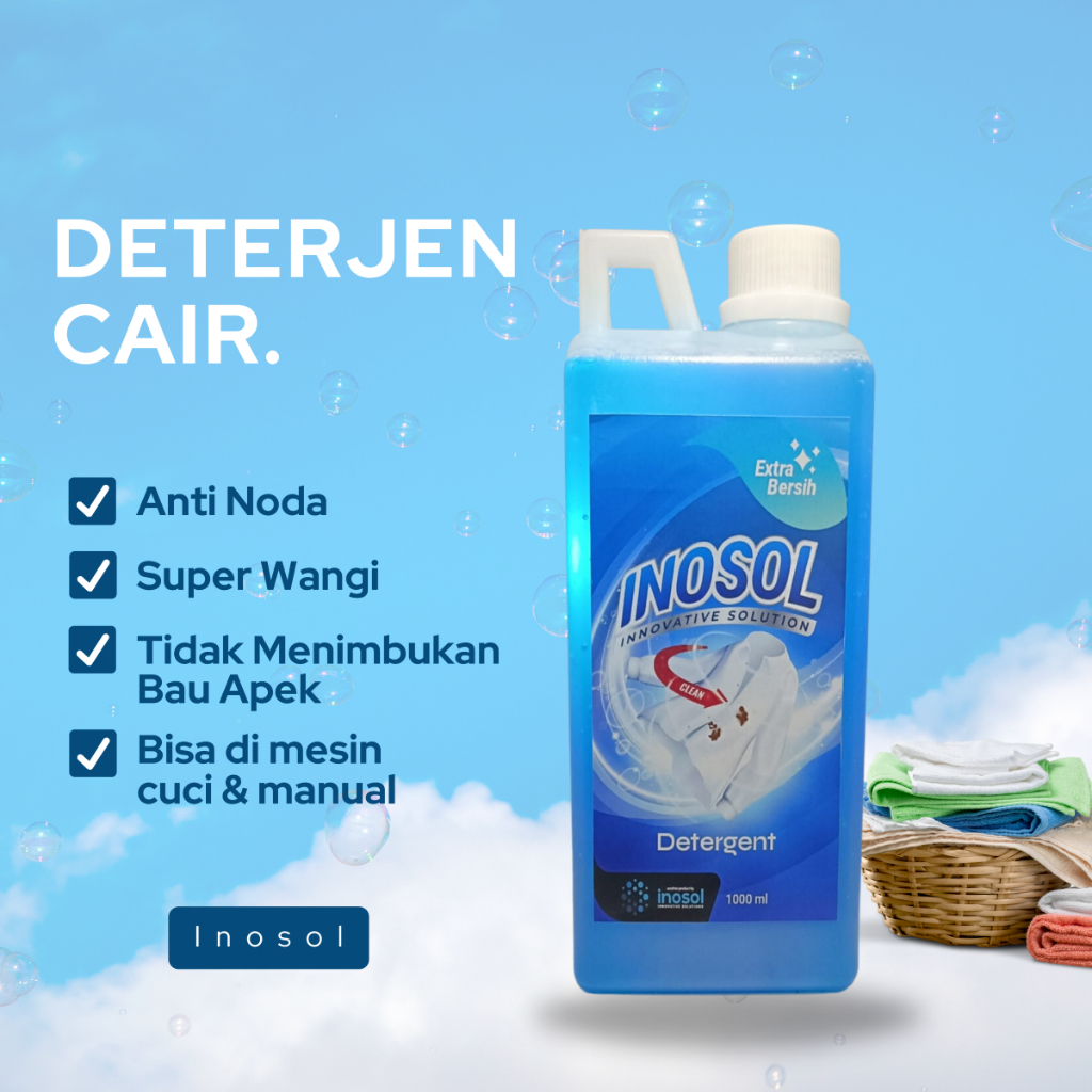 Jual Deterjen Cair Extra / Sabun cuci pakaian cair kemasan 1Liter free ...