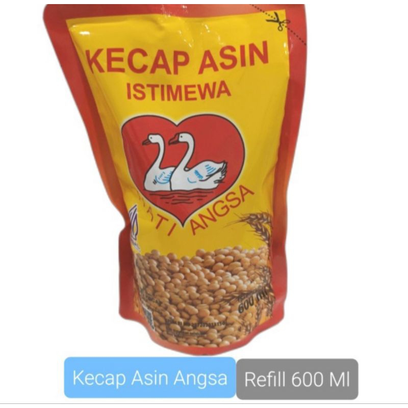 Jual Kecap Asin Angsa Refill 600 Ml | Shopee Indonesia