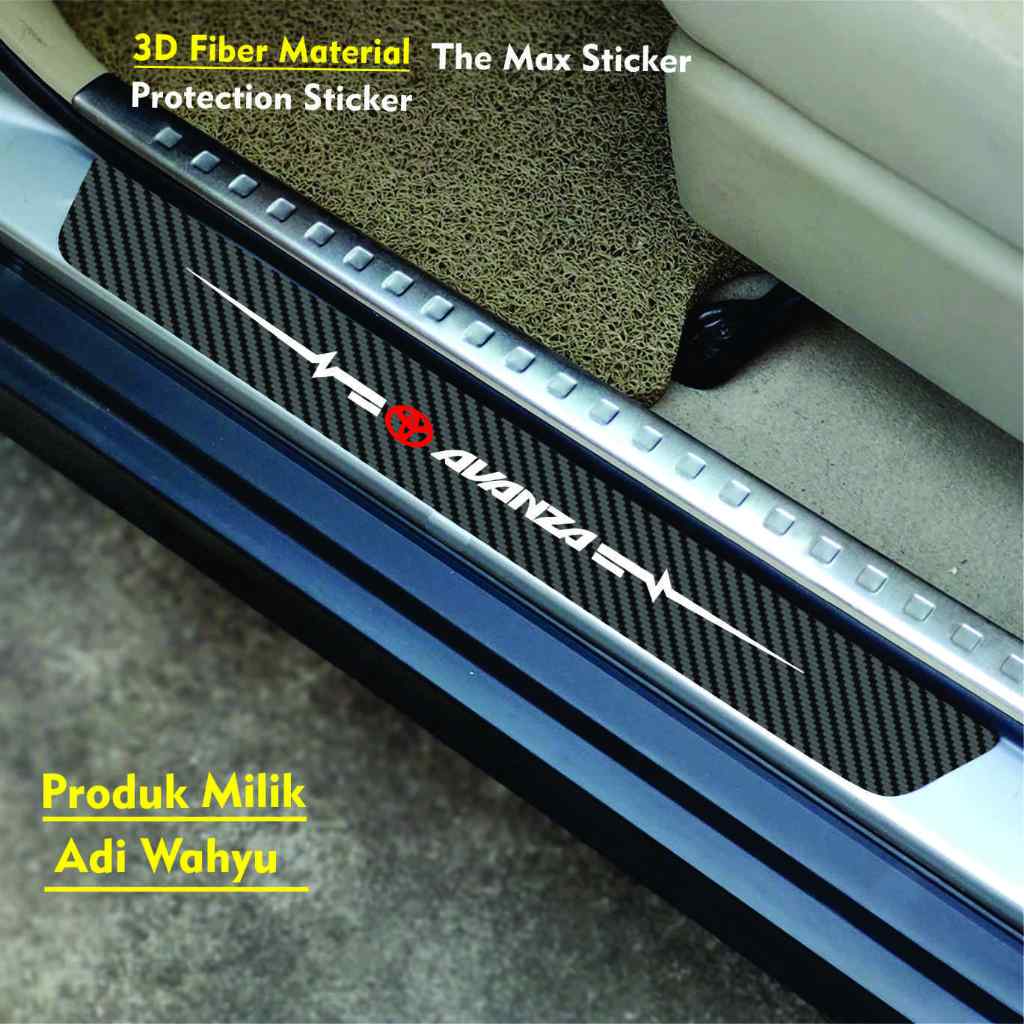 Jual STICKER SILL PLATE MOBIL AVANZA STIKER MOBIL TOYOTA AVANZA FULL ...