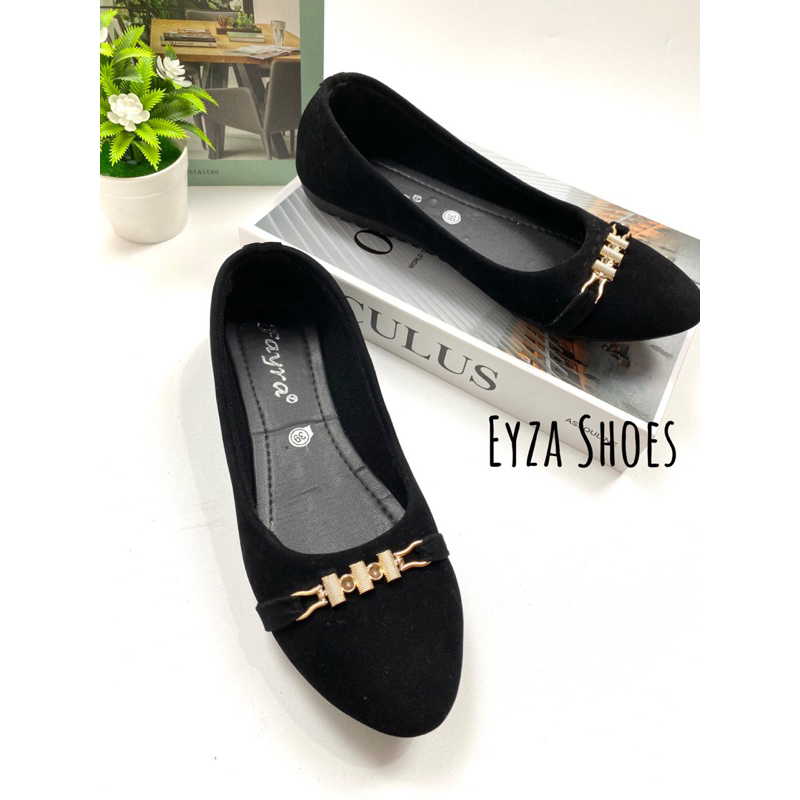 Jual Sepatu balet wanita hitam variasi lebah sepatu viral 2022 ...