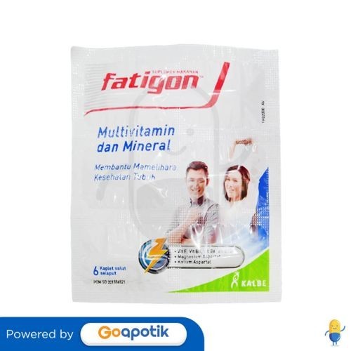 Jual Eceran 1 Strip Fatigon Multivitamin isi 6 tablet | Shopee Indonesia