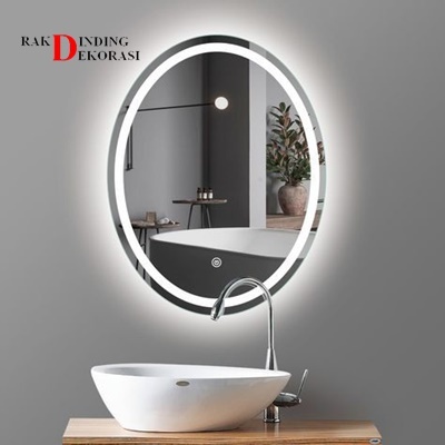 Jual Cermin Led Gantung Kamar Mandi Tempel Dinding Wastafel Aesthetic ...
