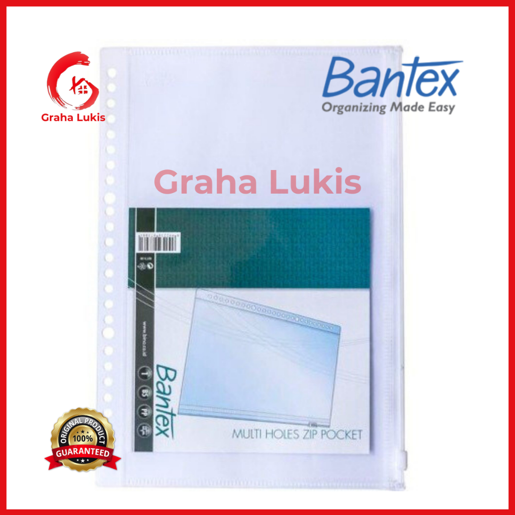 Jual Multi Holes Zip Pocket B5 Bantex 8073 / Zipper B5 | Shopee Indonesia