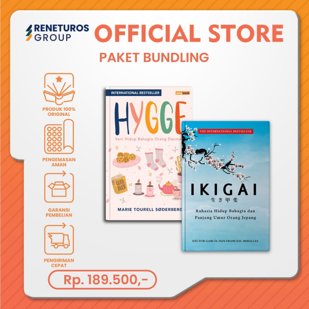 Jual Paket Bundling: Buku Ikigai (HC) + Buku Hygge Renebook | Shopee ...