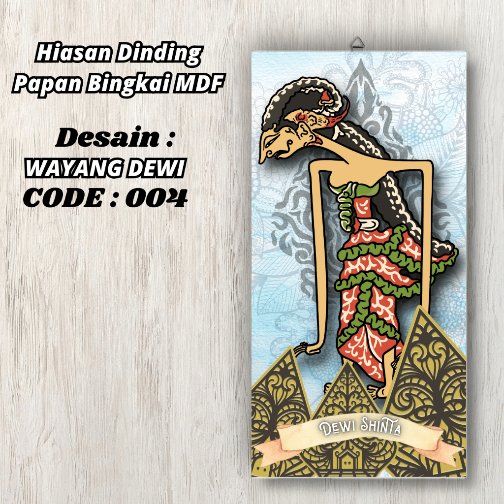 Jual WAYANG Hiasan dinding Wayang kulit Bingkai mdf / dekorasi dinding ...