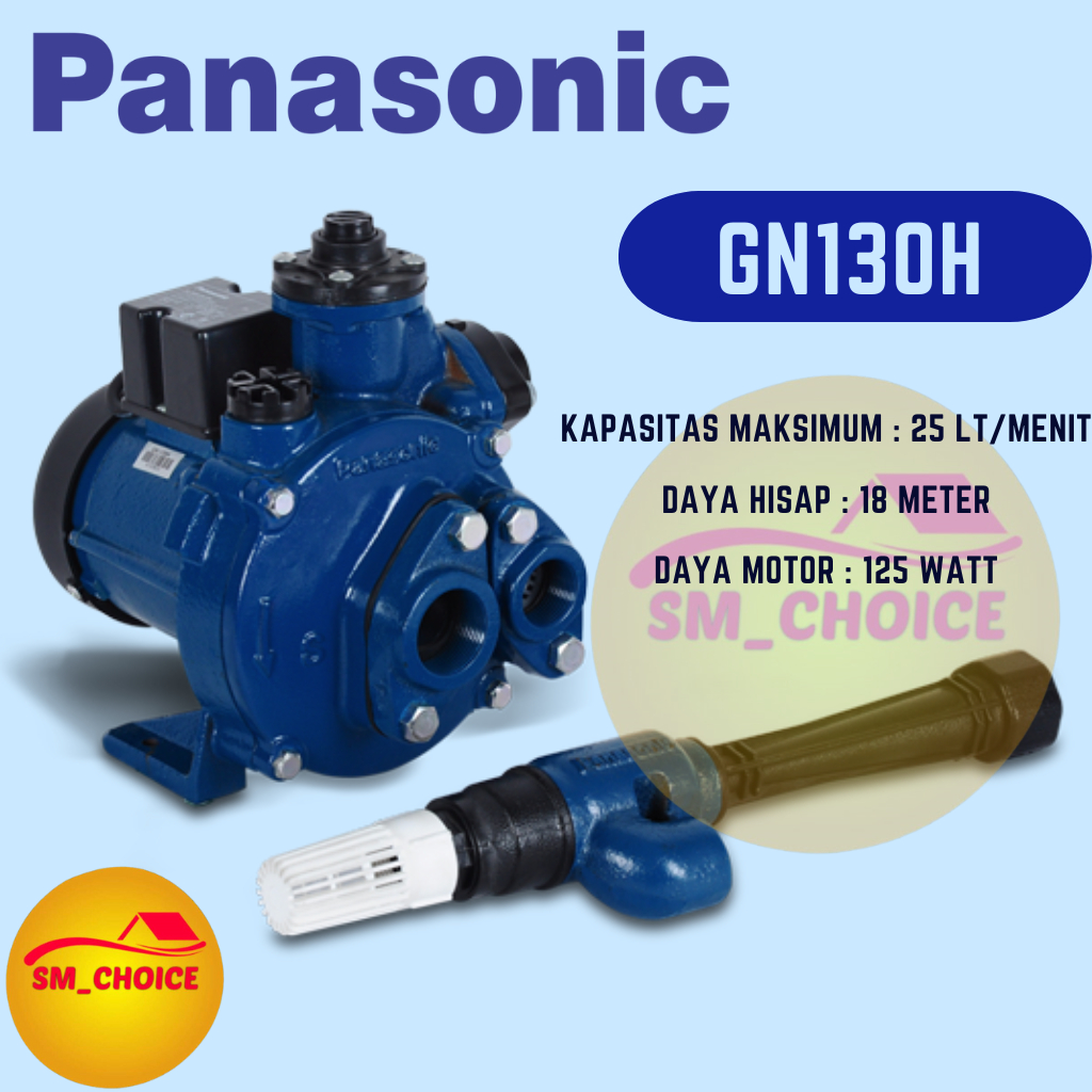 Jual POMPA AIR JET PUMP PANASONIC GN130H PANASONIC JET PUMP GN-130H ...