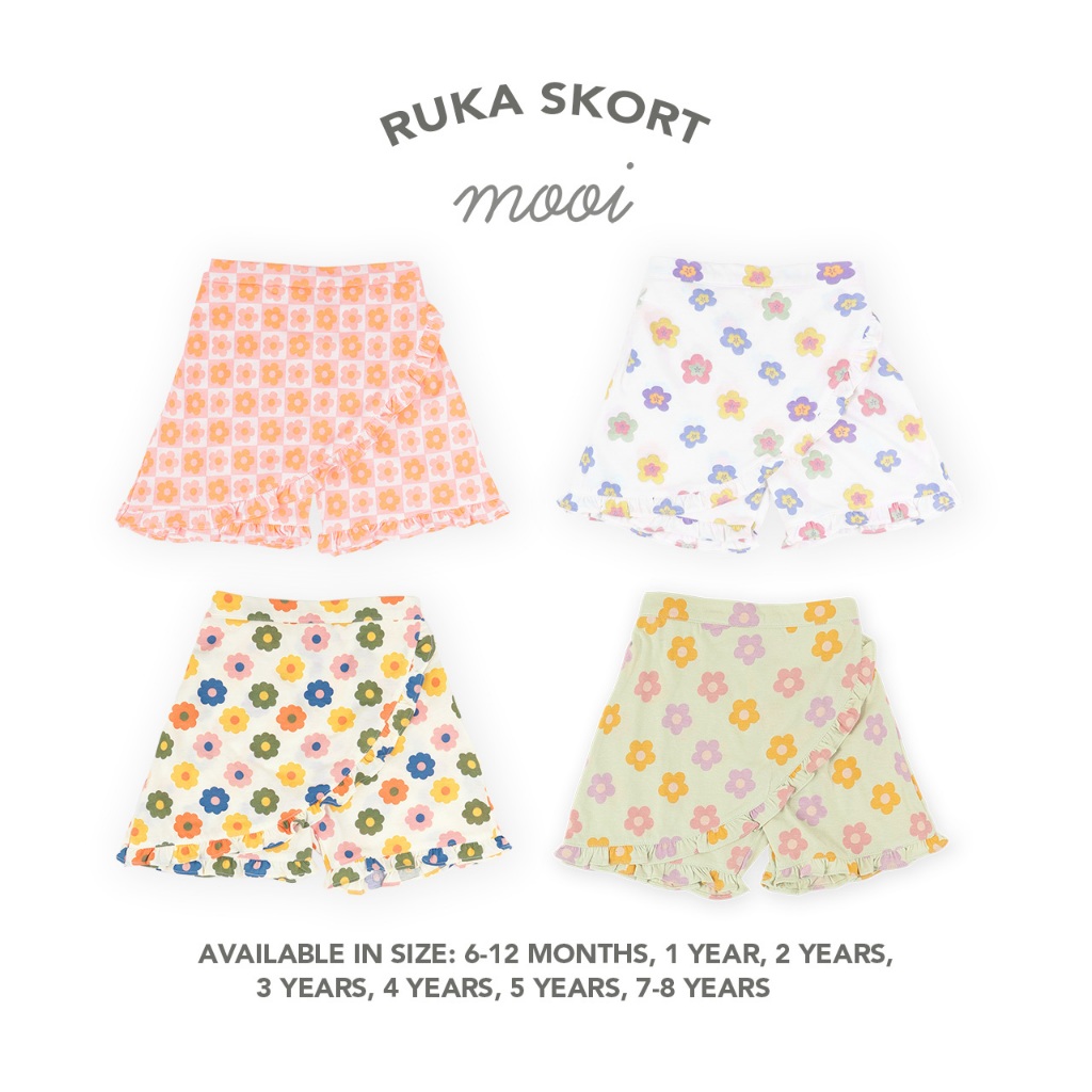 Jual Mooi Rok Celana Skort Anak Perempuan Ruka Skort | Shopee Indonesia