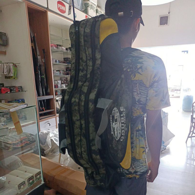 Jual tas pancing double shimano / emperor 90, 100cm | Shopee Indonesia