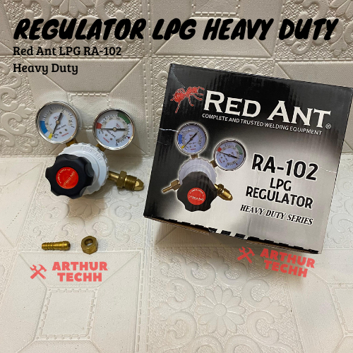 Jual Regulator LPG Heavy Duty Red Ant ORIGINAL RA-102 Regulator Propane ...