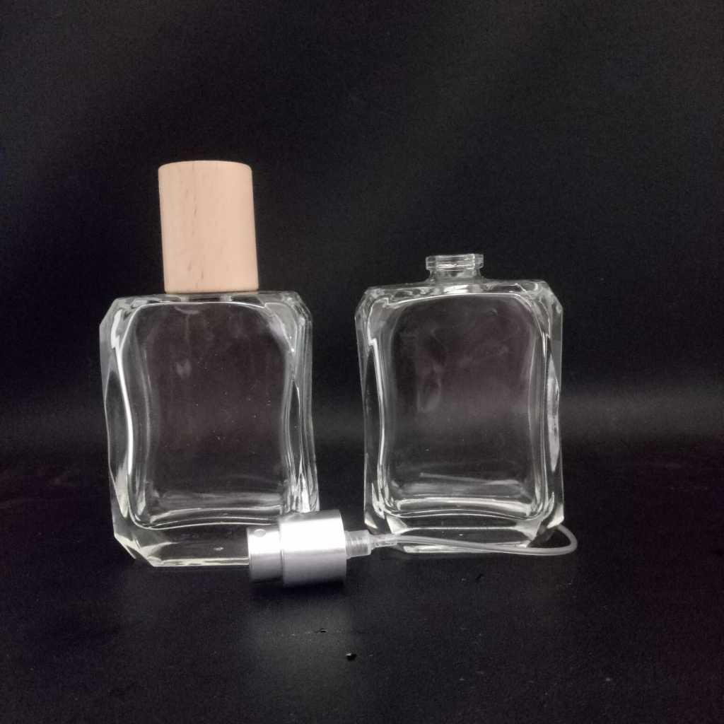 Jual Botol parfume V32408 50 ml easy pump silver cap kayu per pcs ...