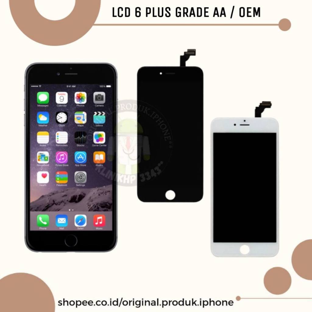 Jual TOUCHSCREEN LCD 6 PLUS GRADE AA/OEM | Shopee Indonesia