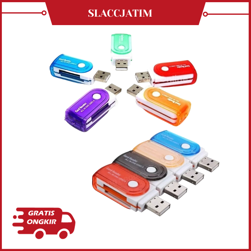 Jual Card Reader 4in1 miltifungsi for memory, flasdisk serba bisa ...