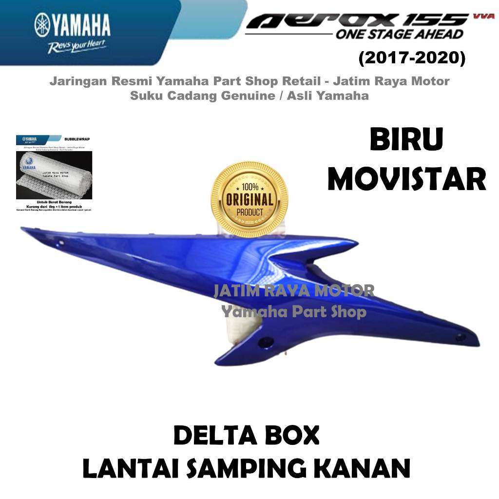 Jual Delta Box Cover Side Biru Movistar Kanan Aerox Old Asli Original ...