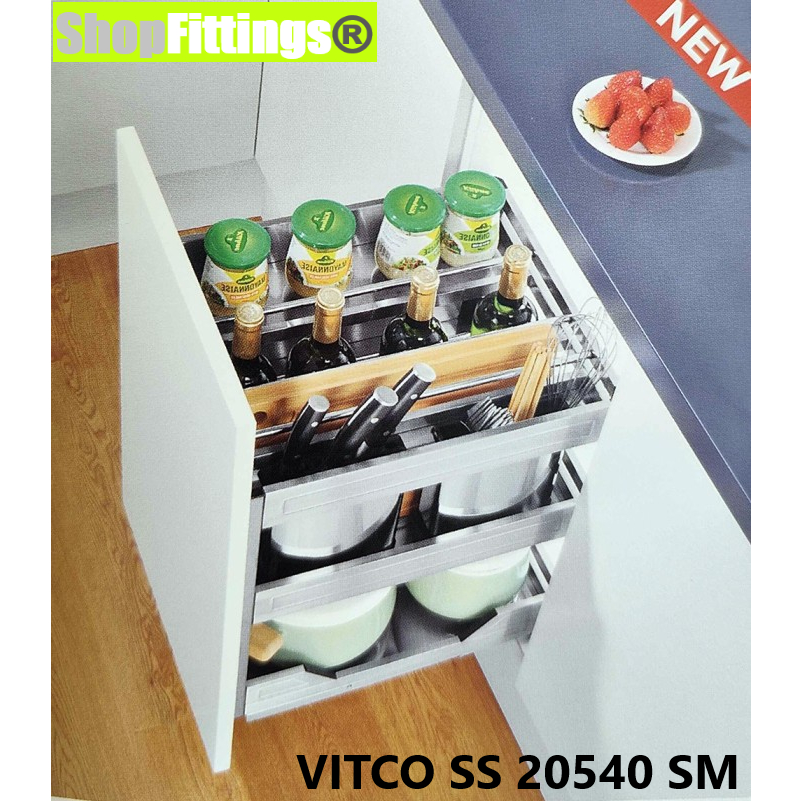Jual VITCO SS 20540 SM Rak Dapur Serbaguna Multipurpose Stainless Steel ...