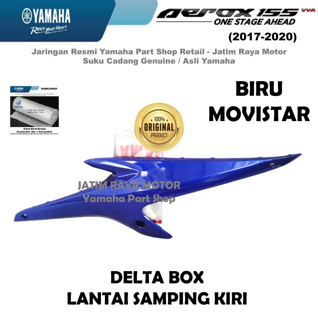 Jual Delta Box Cover Side Biru Movistar Kiri Aerox Old Asli Original ...
