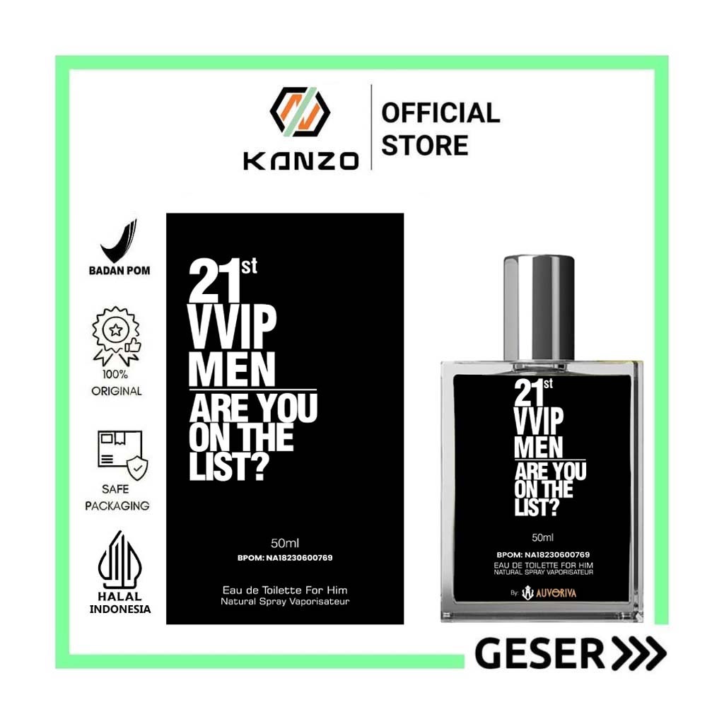 Jual Kanzo - [BPOM] Parfum 212 Vvip Men 50ml Premium / Parfum 212 Vvip ...