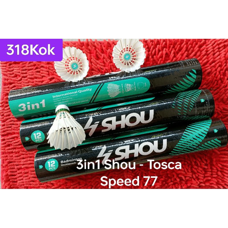 Jual Shuttlecock 3in1 Shou -Tosca | Shopee Indonesia