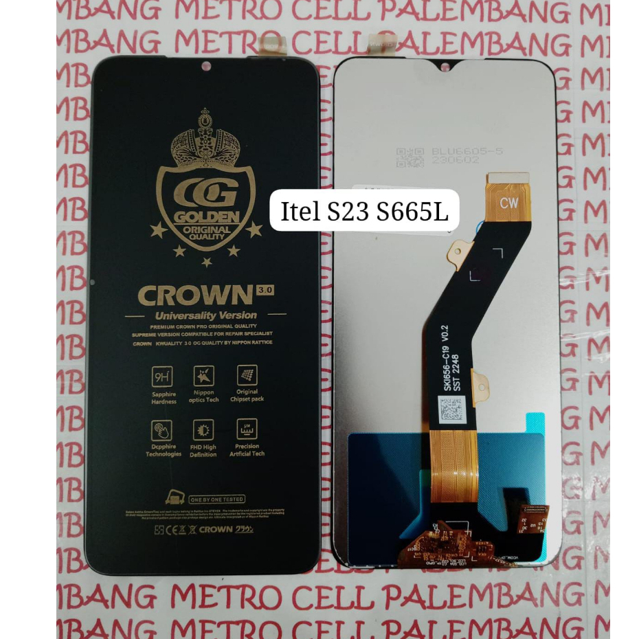 Jual LCD+TS ITEL S23 S665L CROWN SUPER/TIC TOC/WONDERFULL | Shopee ...