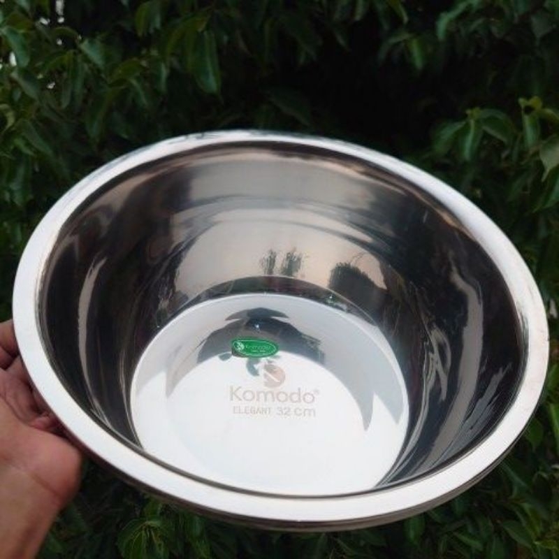 Jual baskom STENLIS/baskom super tebal 32cm/baskom jumbo merk komodo ...