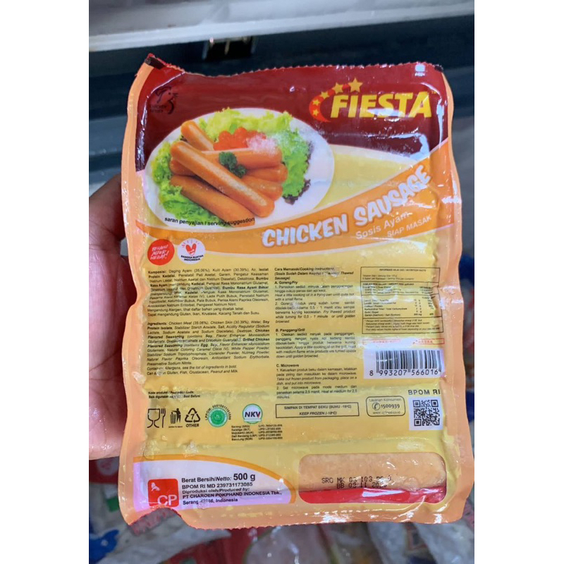 Jual sosis ayam fiesta 500g | Shopee Indonesia