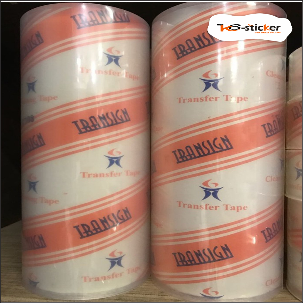 Jual TRANSFER / MASKING TAPE TRANSIGN 30 cm x 100 yard laminasi cutting ...